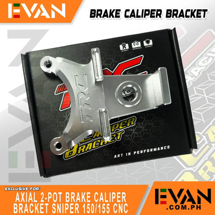 EVAN.COM TRC FULL CNC Axial 2-POT Brake Caliper Bracket For SNIPER 150/ ...