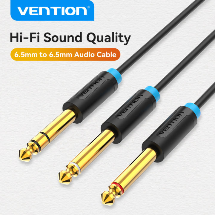 Vention Audio Cable 6.5mm Male to Dual 6.5mm Male Audio Cable for Mixer ...