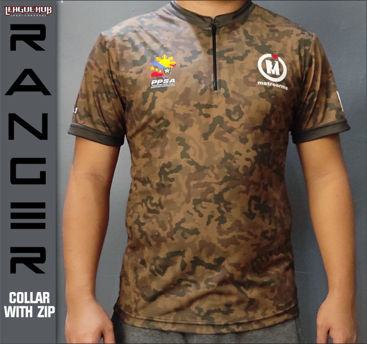 SHOOTER FIRING SHIRT RANGER COLLAR WITH ZIP | Lazada PH