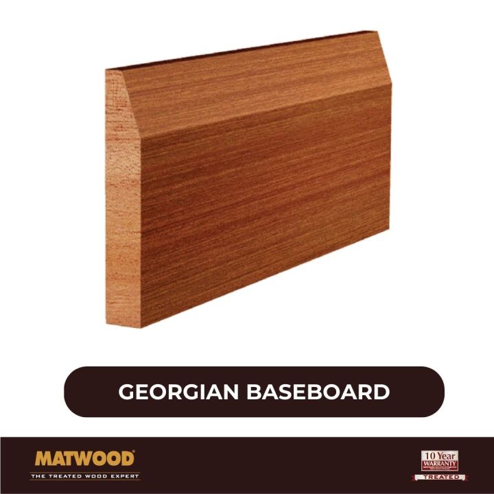 Matimco Matwood Solid Moulding GEORGIAN BASEBOARD 1x4 , 1x6 8 Feet ...