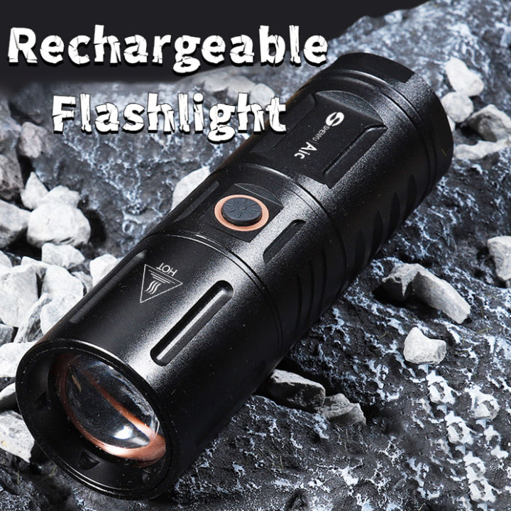 Super Bright USB Mini Flashlight Rechargeable Multifunctional ...