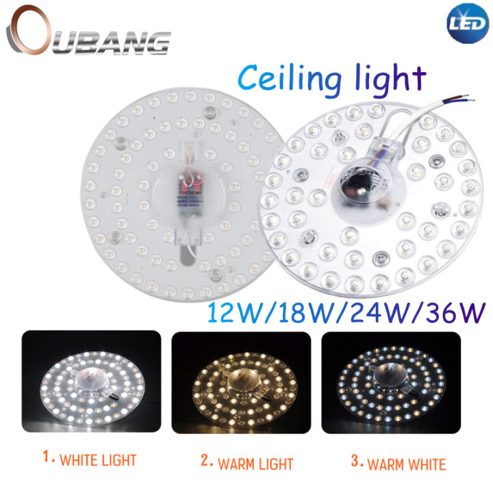 LED [Infinite Dimming] AC220V LED 3-color dimming 12W/18W/24W/36W ...