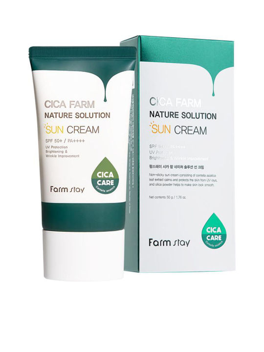FARMSTAY - Cica Farm Nature Solution Sun Cream 50 g. ;;; | Lazada.co.th