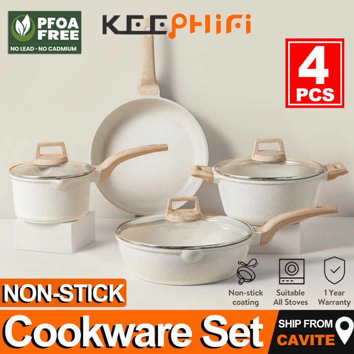 [4IN1 Set]KEEPHIFI 4Pcs/Set Cookware Set Original on sale 4pcs Combo ...