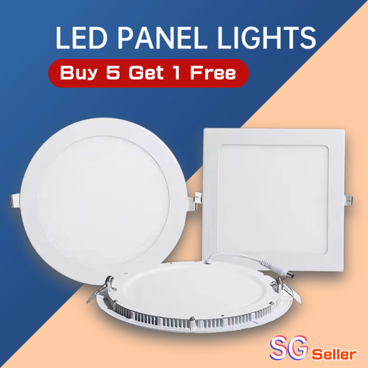 Ultrathin Recessed Ceiling Light Tricolor LED Downlight Panel Light led ...