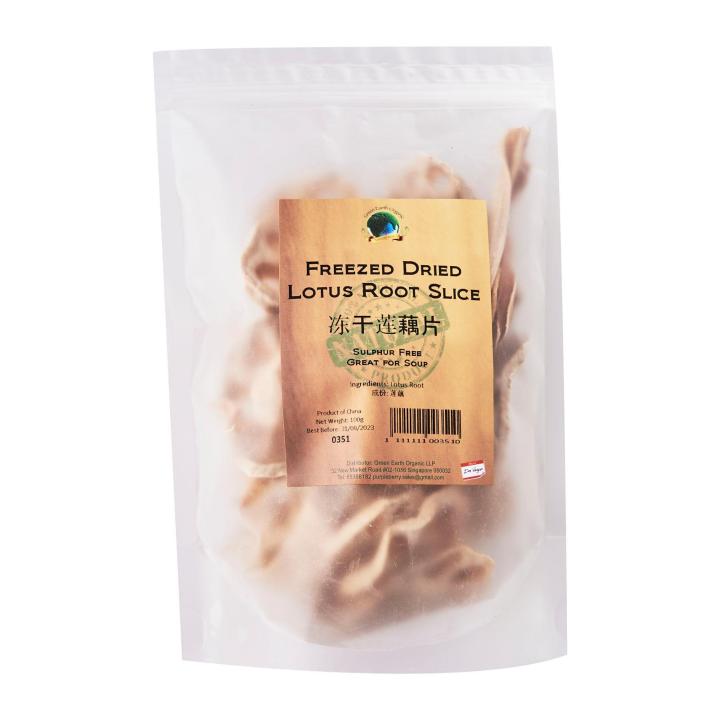 GREEN EARTH Freezed Dried Lotus Root Slice | Lazada Singapore