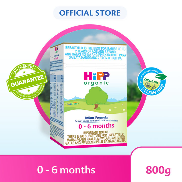 HiPP Organic Infant Formula 0-6 Mos 800G | Lazada PH