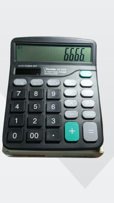 Kincizen KC-837S : Kalkulator hitung sederhana | dua power | tenaga ...