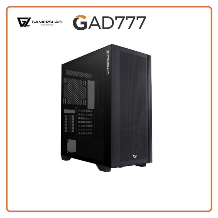 Gamerslab Make In Black Series X361 ATX Chassis with DS-12 3000RPM(G7_288) | Lazada.co.th