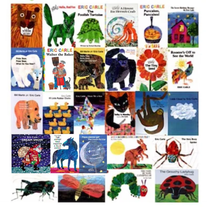 Eric Carle books titles Post (SOFTCOVER): Very Hungry Caterpillar/ Tiny ...