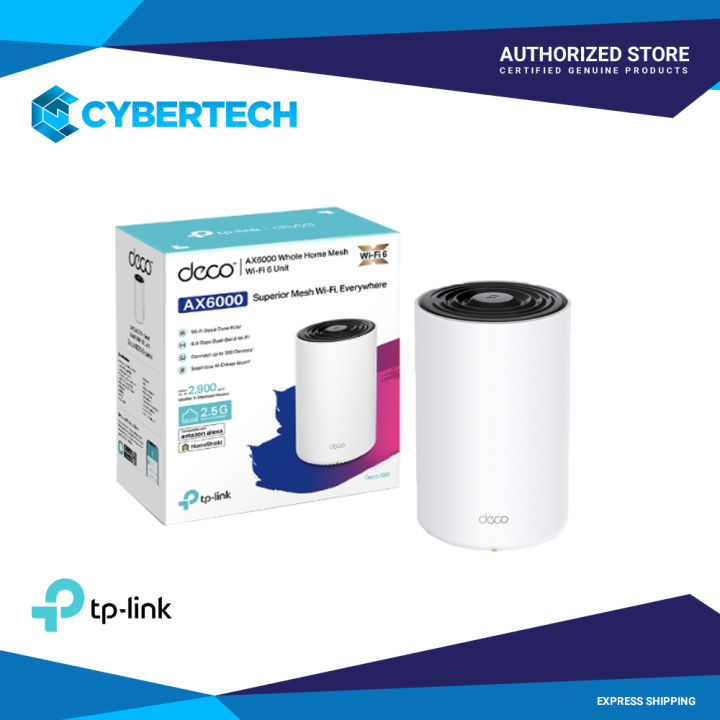 Tp-Link Deco X80 AX6000 Dual-Band Mesh WiFi 6 System | Lazada PH
