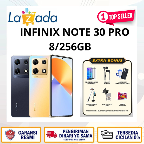 Infinix Note 30 Pro Helio G99 8/256 RAM 8GB ROM 256GB 8 256 GB - Black ...
