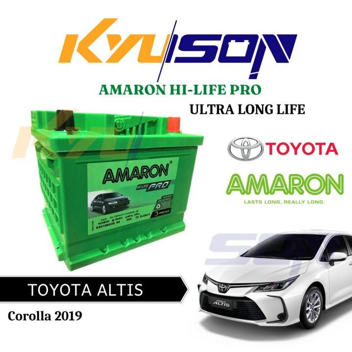 AMARON HI LIFE PRO [ DIN45 | Din45L Ln1 45AH ] Car Battery For - Toyota ...