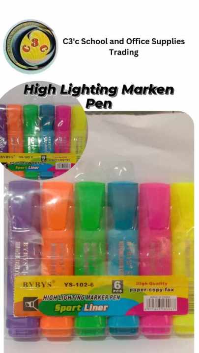 High Lightning Marker YS-102-6 | Lazada PH