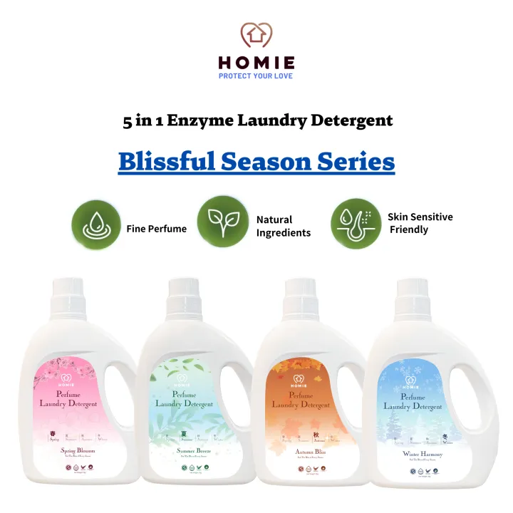 [Super Value Pack 4 BTL] HOMIE 5 in 1 Enzyme Anti-Bacterial Perfume ...