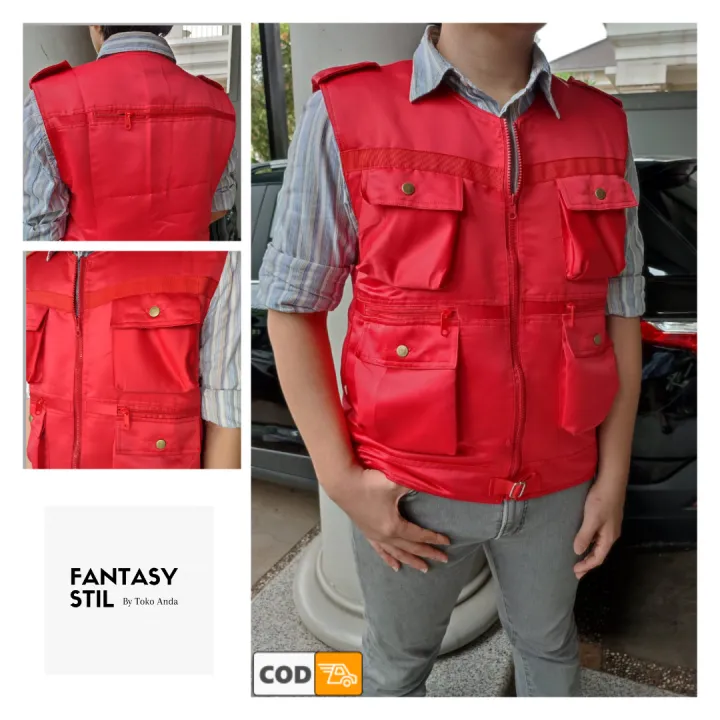 ROMPI KATUN TASLAN LAPANGAN PRIA/ROMPI RELAWAN WARNA MERAH/ROMPI ...