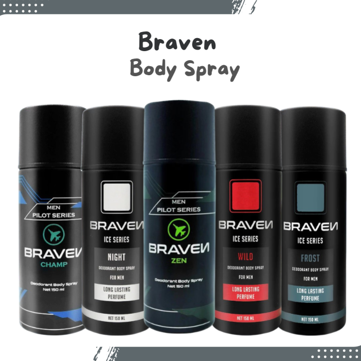 Braven Body Spray 150ml/Parfum Pria | Lazada Indonesia