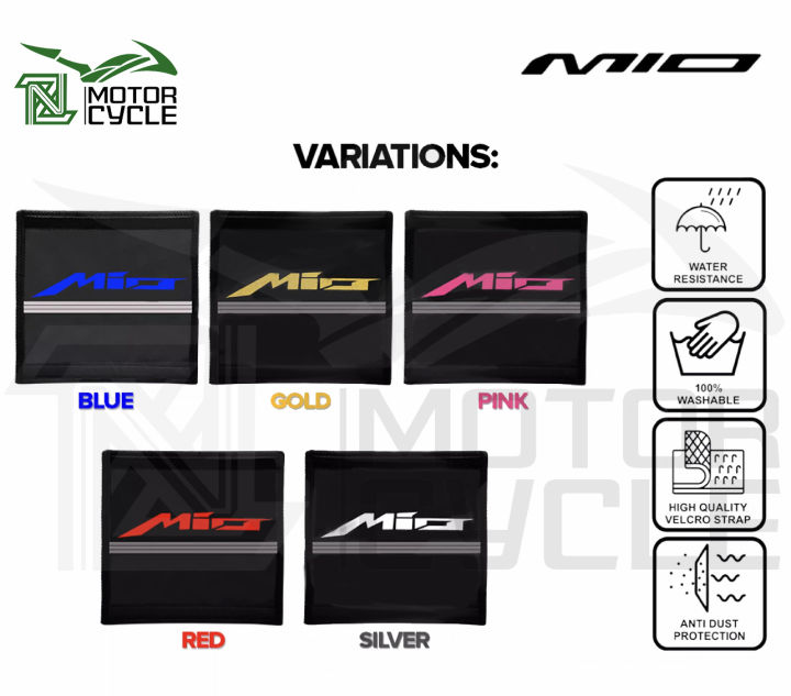 YAMAHA MIO 1 PCS SHOCK COVER V2 WATERPROOF WITH REFLECTORIZE | Lazada PH