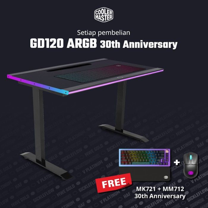 Cooler Master GD120 ARGB Gaming Desk 30th Anniversary Edition | Lazada ...