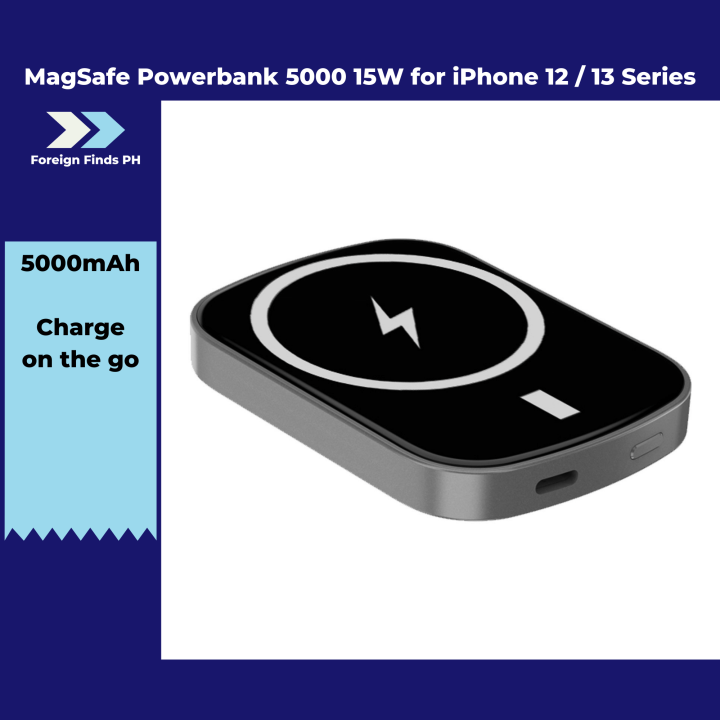 MagSafe Powerbank 5000mAh New Version 15W for Apple iPhone 12 / 13 ...