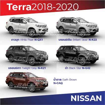 สีแต้มรถ / สีสเปรย์ Nissan Terra 2018-2020 / นิสสัน เทอร่า 2018-2020 | Lazada.co.th