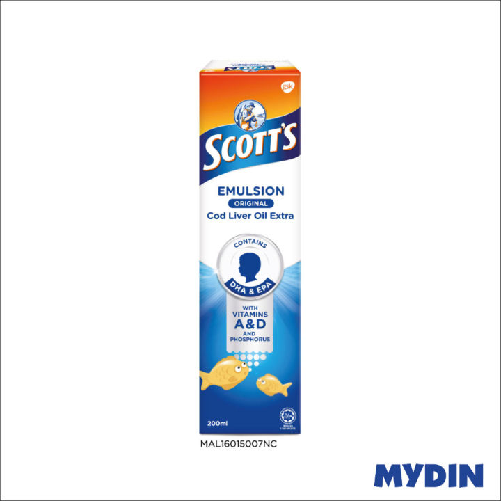 Scott's Emulsion Original (200ml) | Lazada