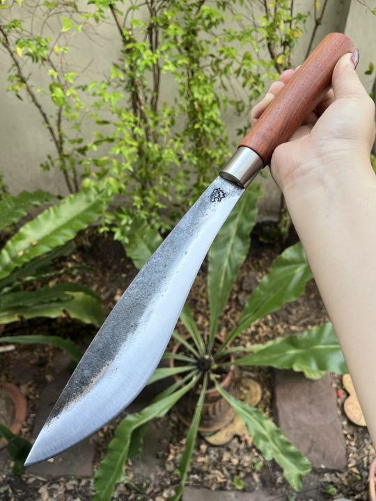 มีดเหน็บ E-nep เหน็บม้ง Machete มาเชเต้ กรุข่า มีดเดินป่า camp มีดสนาม ใบ 10” เหล็กใบผาน ตีร้อน ...