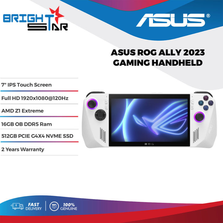 ASUS ROG Ally 2023 Gaming Handheld 7" IPS Touch/FHD 1920x1080@120Hz/7MS ...