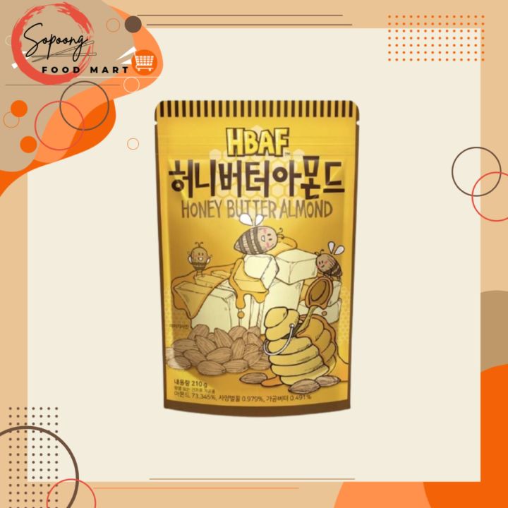 HBAF Honey Butter Almond 190g | Lazada PH