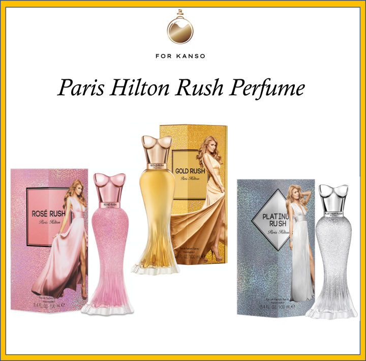 Paris Hilton Rose Rush / Gold Rush / Platinum Rush - (100ml) Women EDP Perfume | SG Local Retail ...