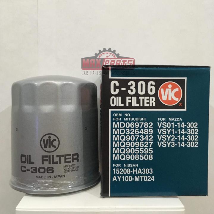 VIC C-306 OIL FILTER (FOR MITSUBISHI MONTERO/STRADA/PAJERO/L300/L200 ...