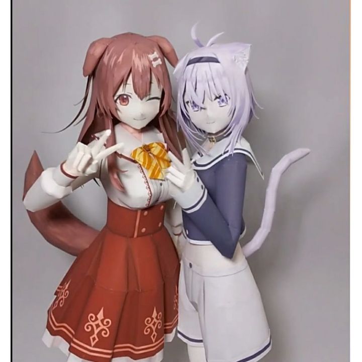 Mô hình giấy anime girl (Virtual idol/Japanese Virtual youtuber) VTuber ...
