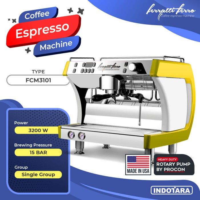 Mesin Kopi Ferratti Ferro Espresso Machine/ Coffee Maker FCM3101 ...