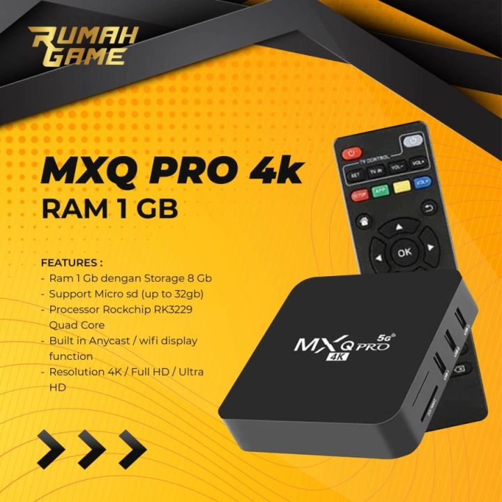 TV Box Android Smart MXQ 4K RK3229 1G/8G H.264/H.265 | Lazada Indonesia