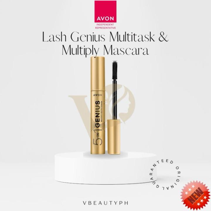 AVON 5 In 1 Lash Genius Multitask Multiply Mascara 10mL in Blackest ...