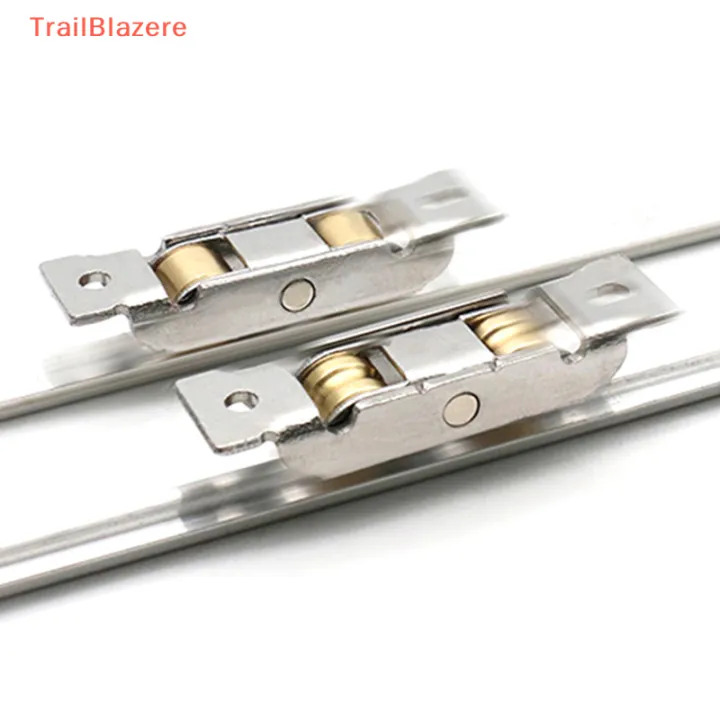 TrailB รางล้อเลื่อนทำจากทองแดงไร้ร่องตัวยูสำหรับติดประตูล้อเลื่อนกระจก ...