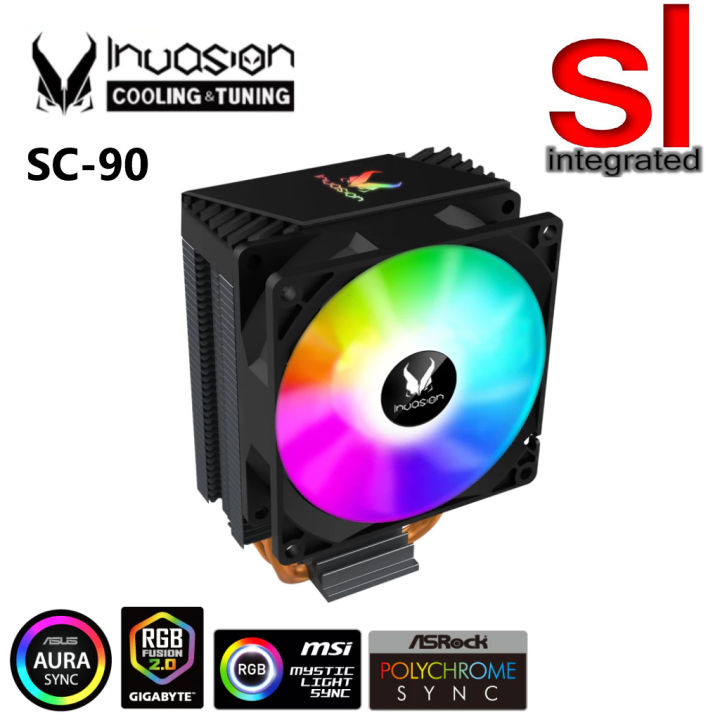 Invasion SC-90 Compact ARGB CPU Air Cooler | Lazada