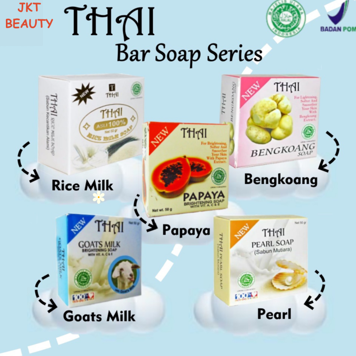 THAI BAR SOAP SABUN BATANG 50gr BPOM HALAL | Lazada Indonesia