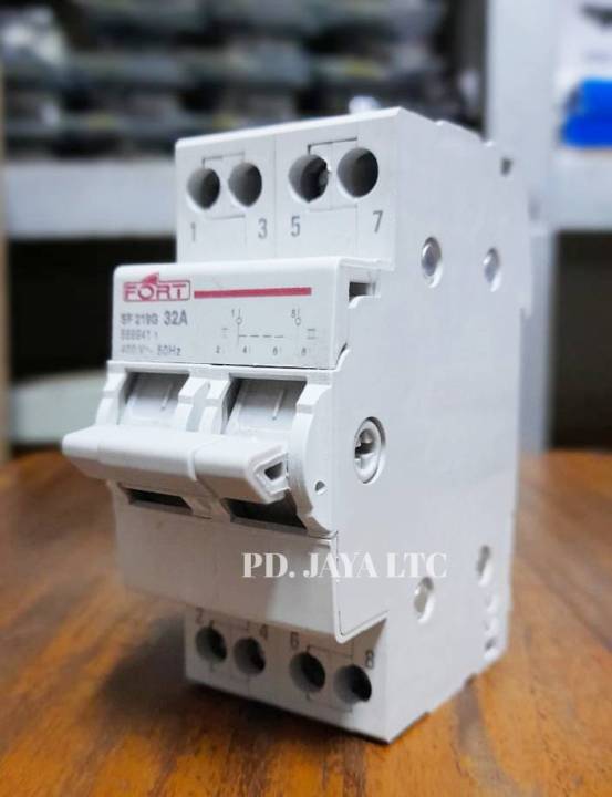 Fort DIN Rail Change Over Switch Model MCB 2 Pole SF219G - COS 2 Pole ...