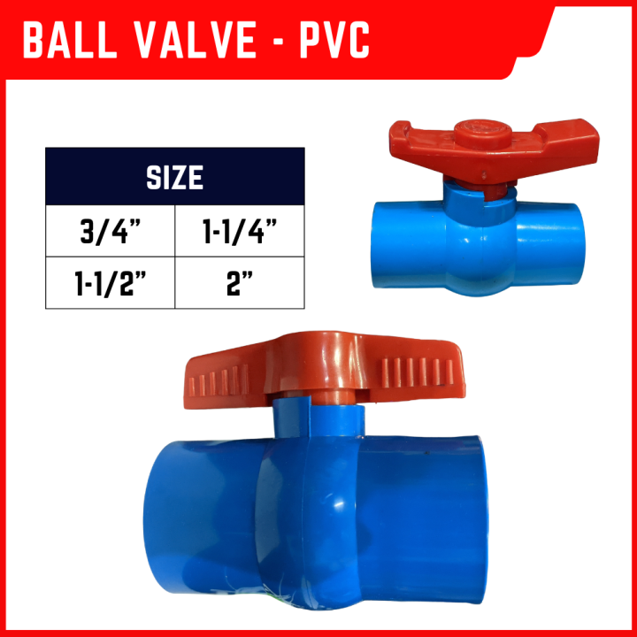 PVC Blue Ball Valve for Water Switch Section (Available Size: 3/4", 1-1 ...