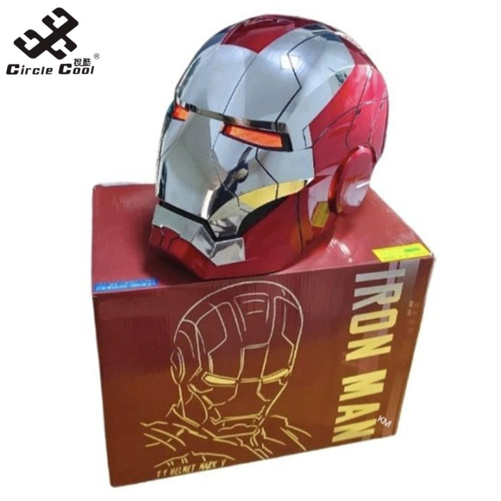 Iron-man Helmet Wearable Electronic Open/Close Iron-man Mask With Ear ...