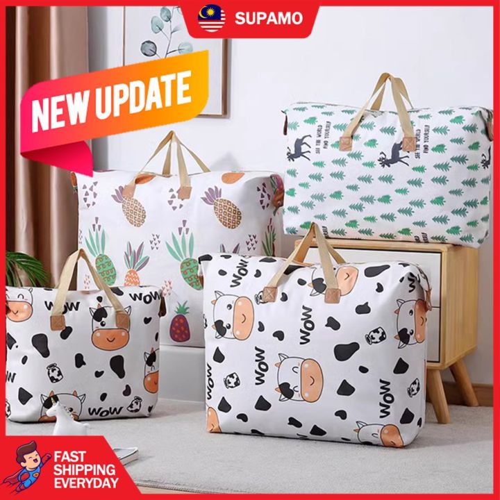 SUPAMO Extra Large Laundry Bag With Zip Laundry Basket Bag Dobi Guni ...