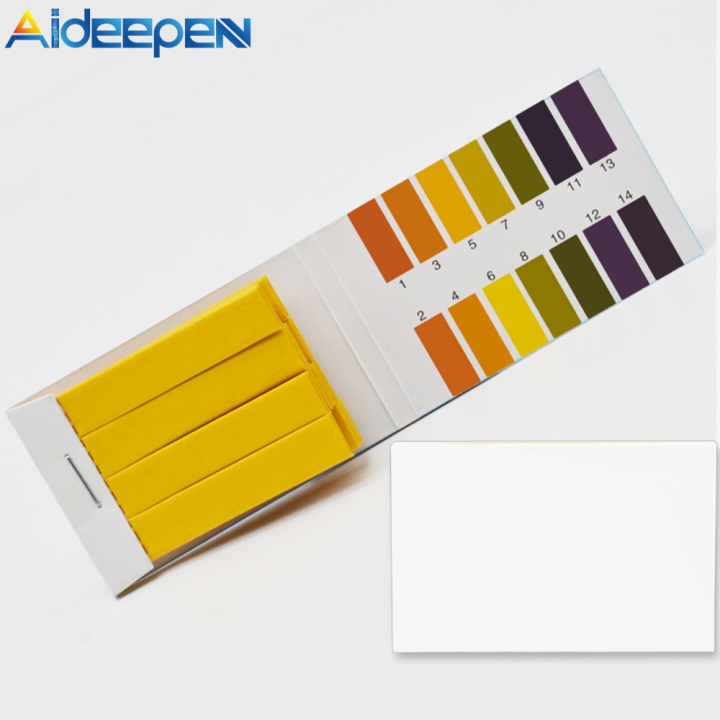 Aideepen PH Meters PH Test Strips Indicator Test Strips 1-14 Paper ...