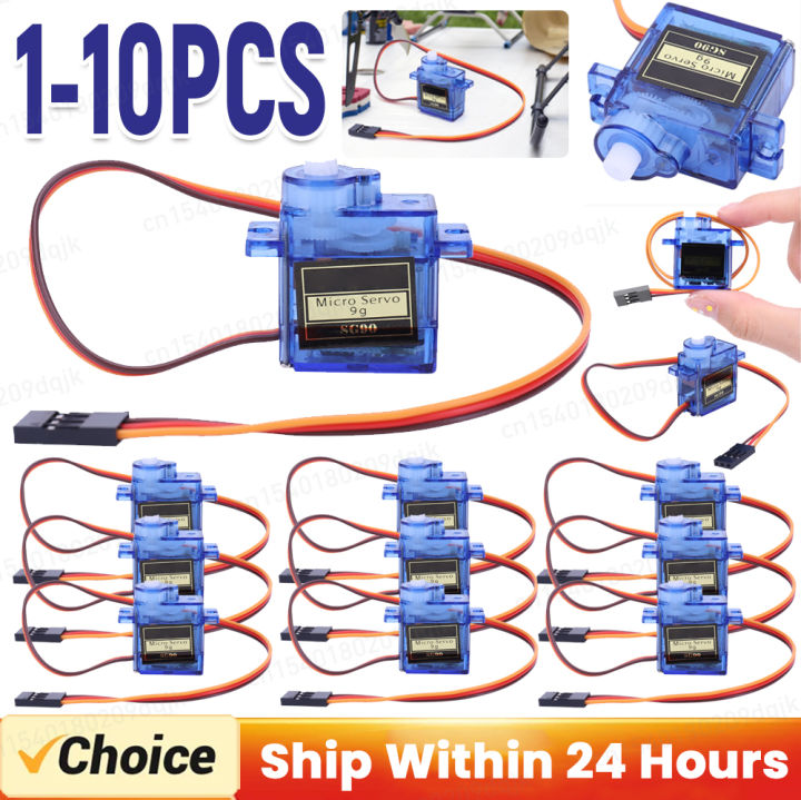 【original】 1-10pcs Arduino Analog Servo Motor SG90 9G For RC Servomotor ...