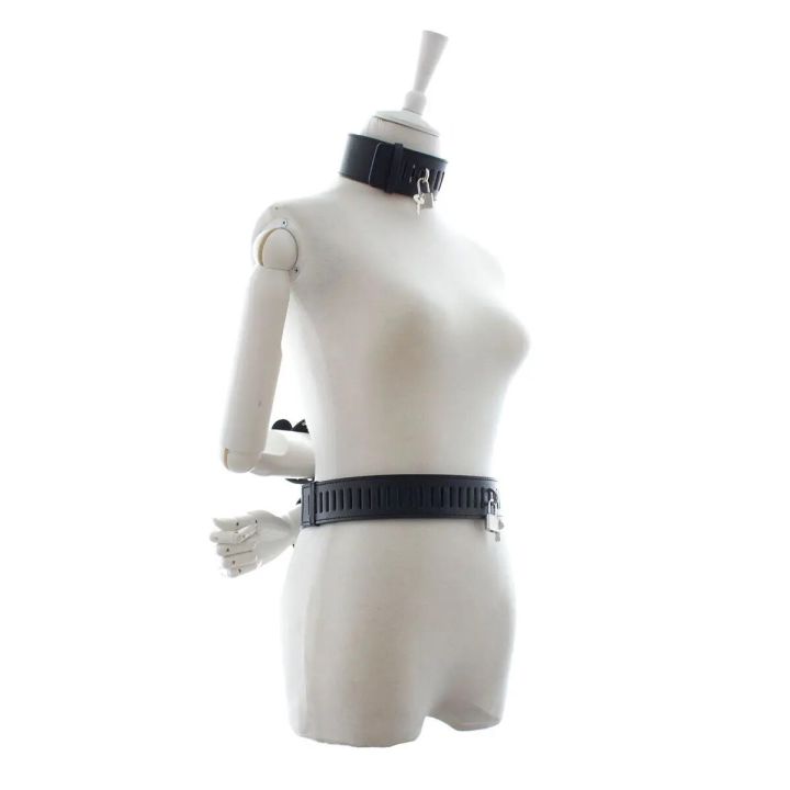 【Eco-friendly】 harness arm binder of wrist cuffs for slave role play to ...