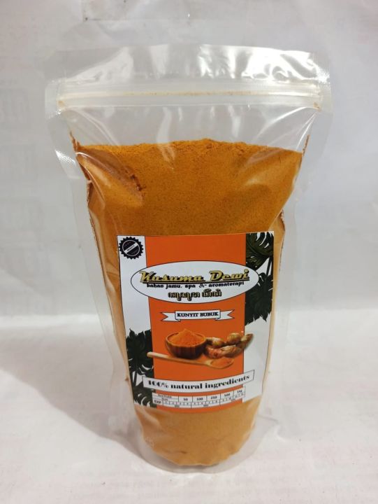 Kunyit Bubuk / Bahan Jamu / Bubuk Alami Tradisional | Lazada Indonesia