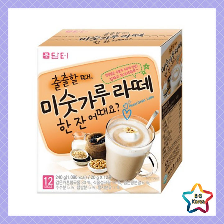 Damtor Misugaru Latte 12T – Korean Roasted Grain Milk Tea, Nutritious ...