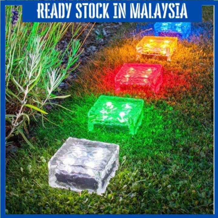 Solar Brick Light Solar Ice Light Ice Cube Lights Buried Light Paver ...
