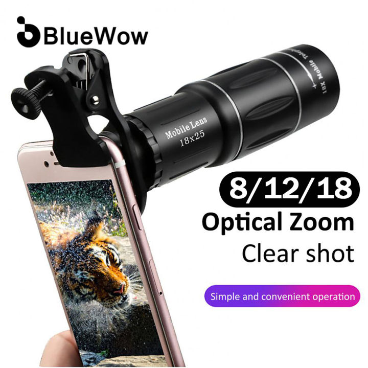 BlueWow Mobile Phone Telescope 8x/12x/18x Telephoto Mobile Phone Lens ... BlueWow Mobile Phone Telescope 8x/12x/18x Telephoto Mobile Phone Lens ...