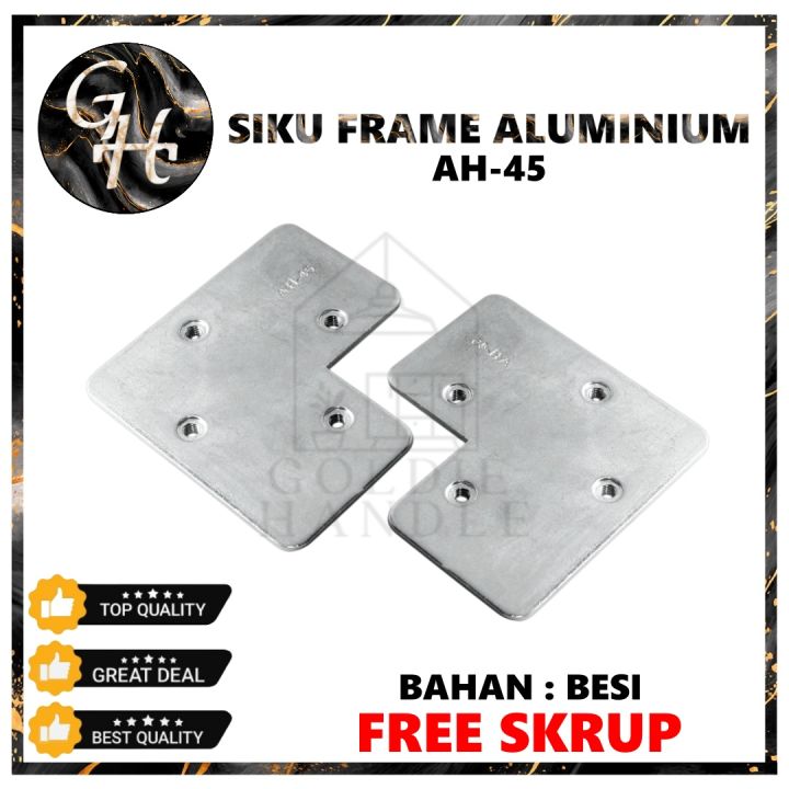 Siku Frame Aluminium Sudut Siku Besi Profile Sudut AH-45 | Lazada Indonesia